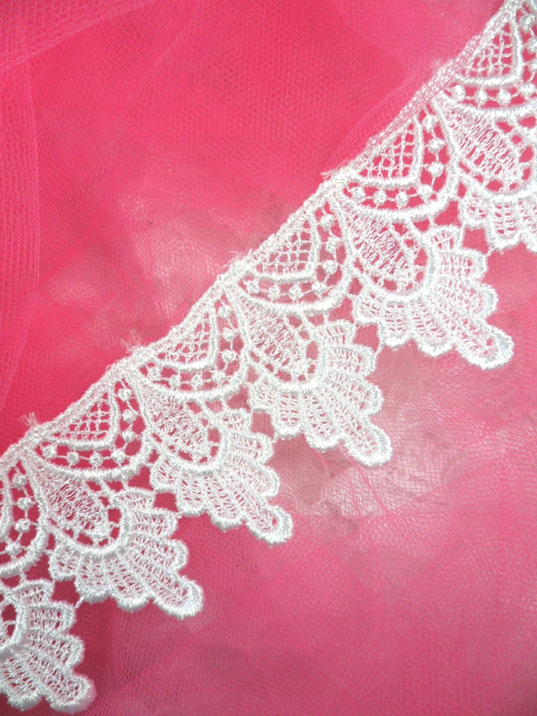 White Shell Victorian Venice Lace Trim C159-wh - Etsy