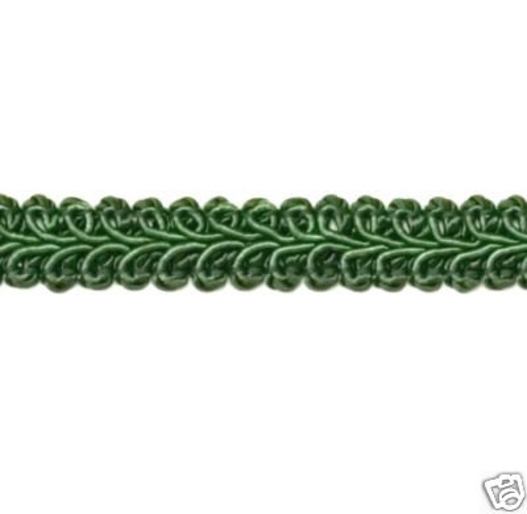 E1901 Hunter Green Gimp Sewing Upholstery Trim 1/2" (E1901-HGR) - Etsy