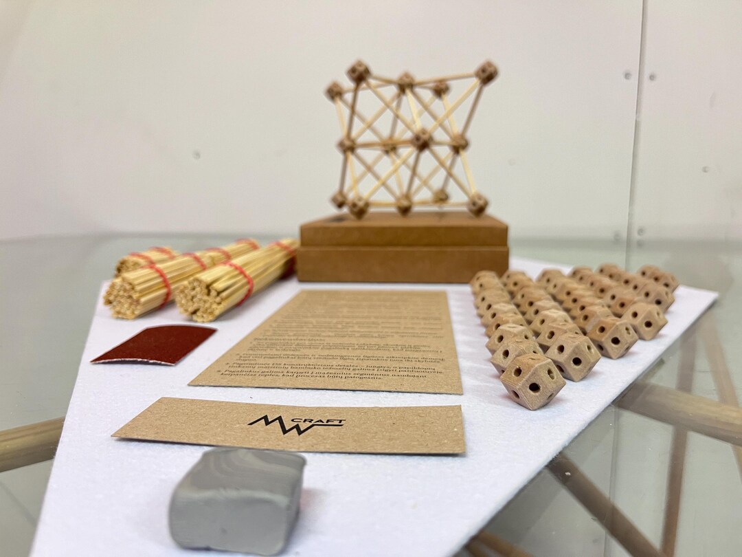 DIY KIT Geometry Shapes Himmeli Constructor Large - Etsy