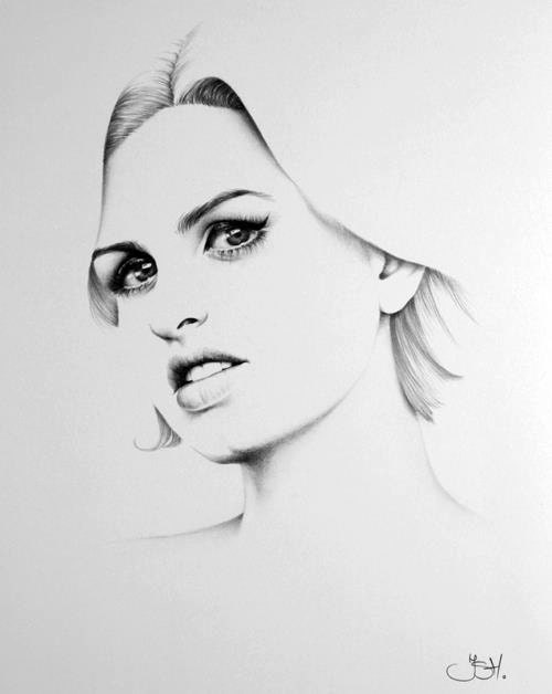 Custom Portrait Fine Art Drawing Commission by Ileana Hunter | Etsy