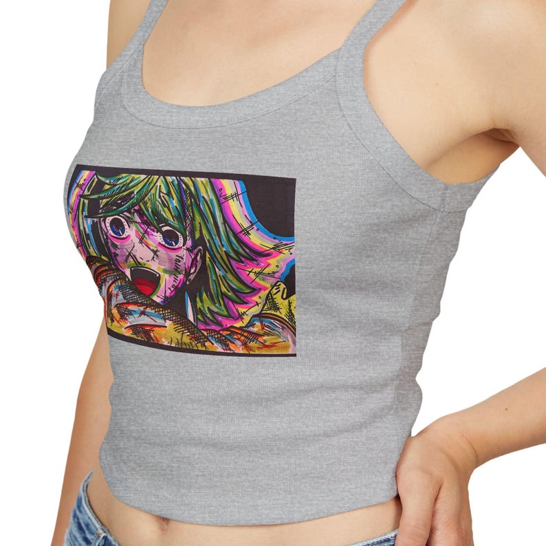 Dandadan Anime Momo Ayase Tank Top, Anime Inspired Camisole, Women's ...