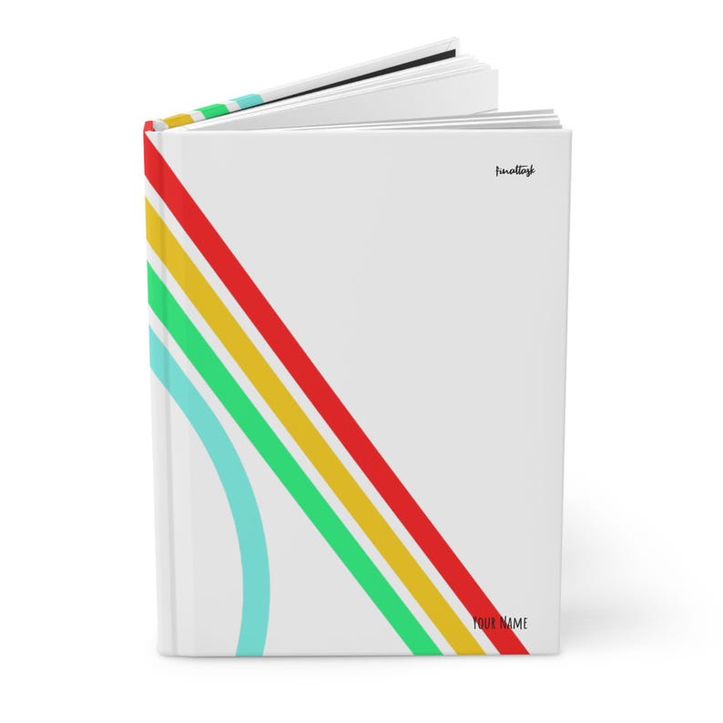 Arc Raiders White Hardcover Lined Journal Matte Personalised Notebook ...