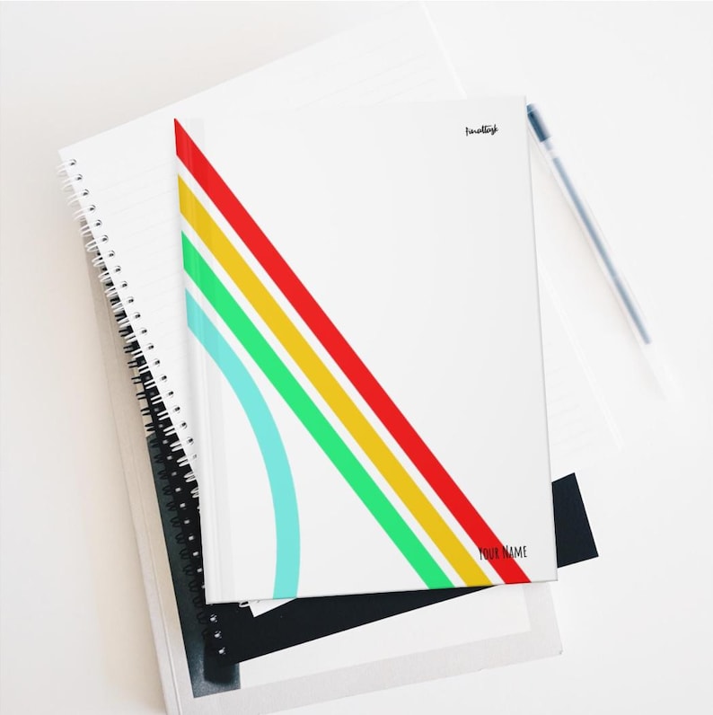 Arc Raiders White Hardcover Lined Journal Matte Personalised Notebook ...