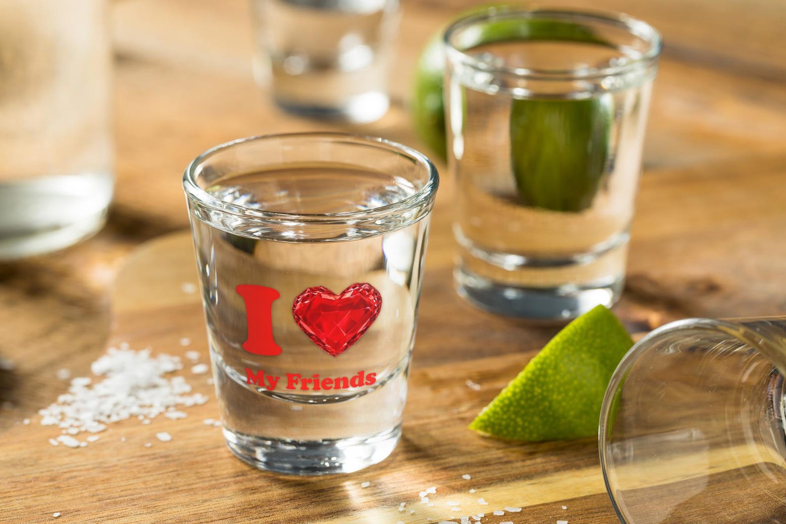 Shot Glass, 1 5oz - Celebrate Love With Friends, Friendship Gift ...