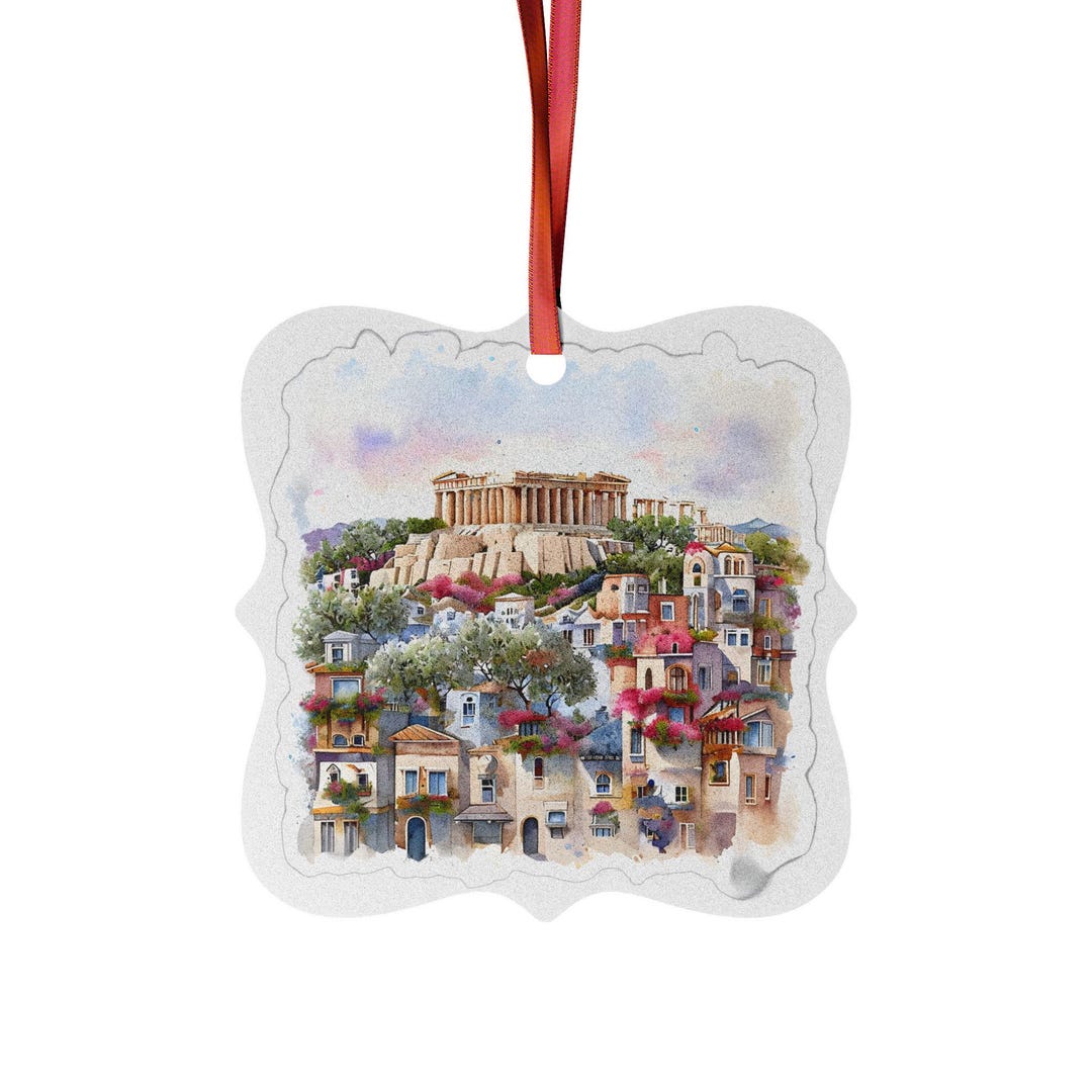 Parthenon Acropolis Athens Cityscape in Spring Decoration, Greece ...