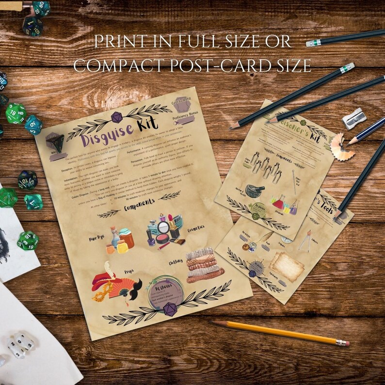 Dnd Tool Kit Mini Bundle; Dnd Printable for Dungeon Master, DM, or ...
