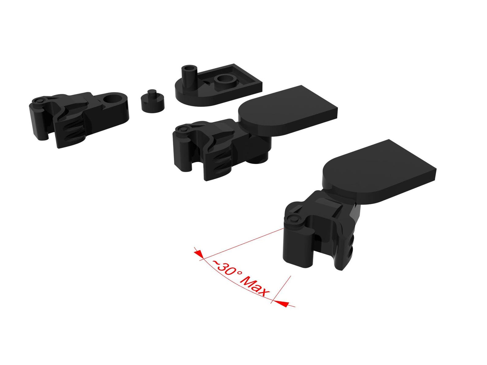Improved Brick Train Knuckle Coupler - Pair - (lego Compatible) - Etsy