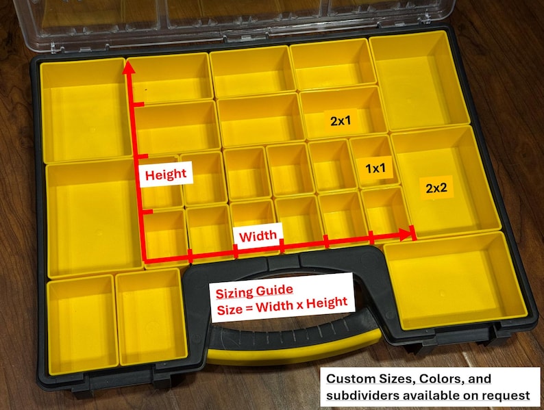 Stanley Professional Organizer - Custom Size Organizer Bins - Etsy