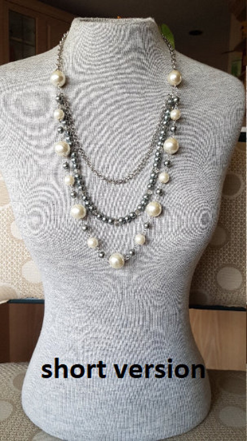 Long Pearl Necklace Opera Length Necklace Rope Pearl Etsy Canada
