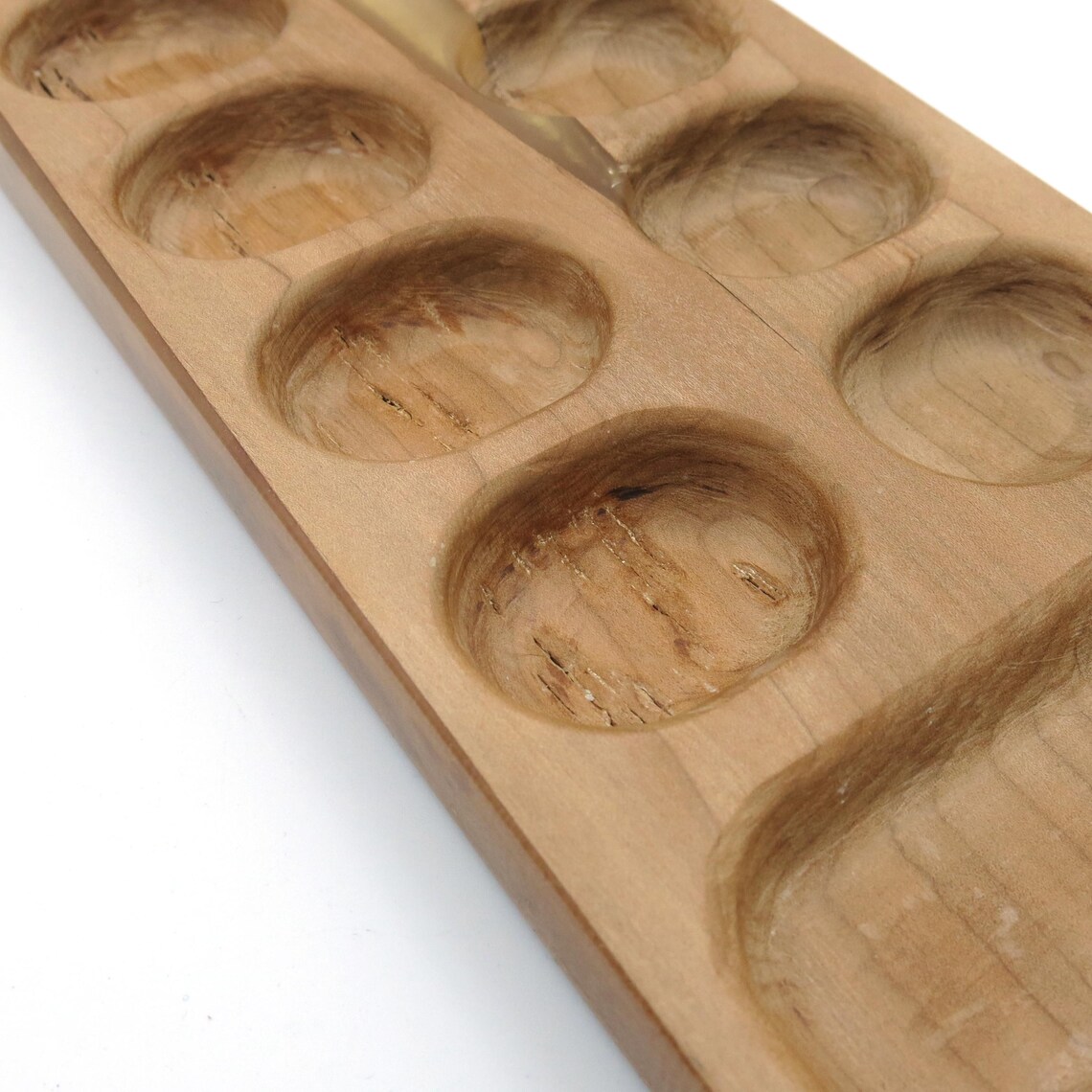 Wooden Custom Epoxy Mancala Board Game Set | CNC Cut Hand Finished ...