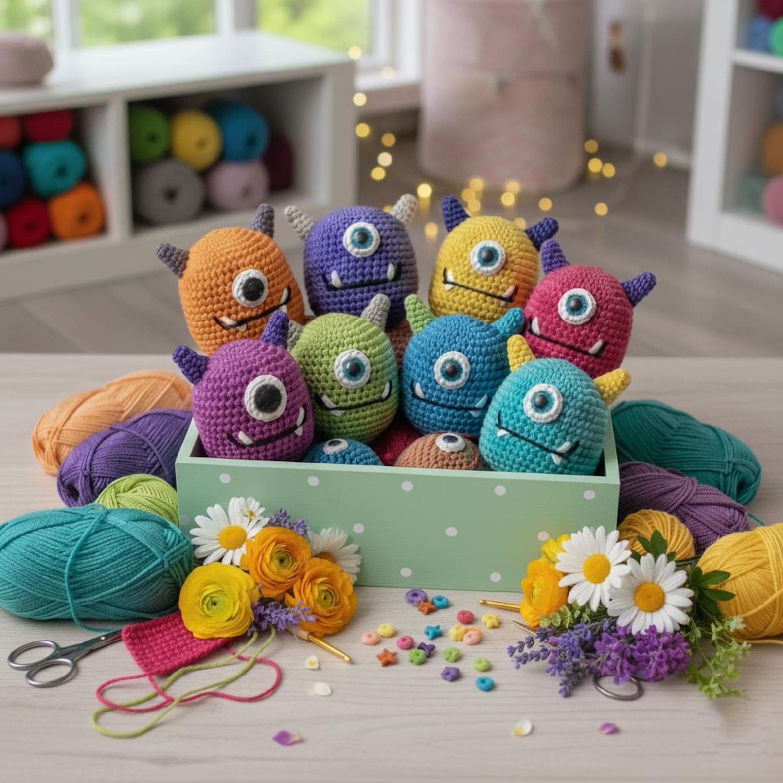 Pocket Monster Crochet Keychain: Amigurumi Plush Key Holder (digital ...