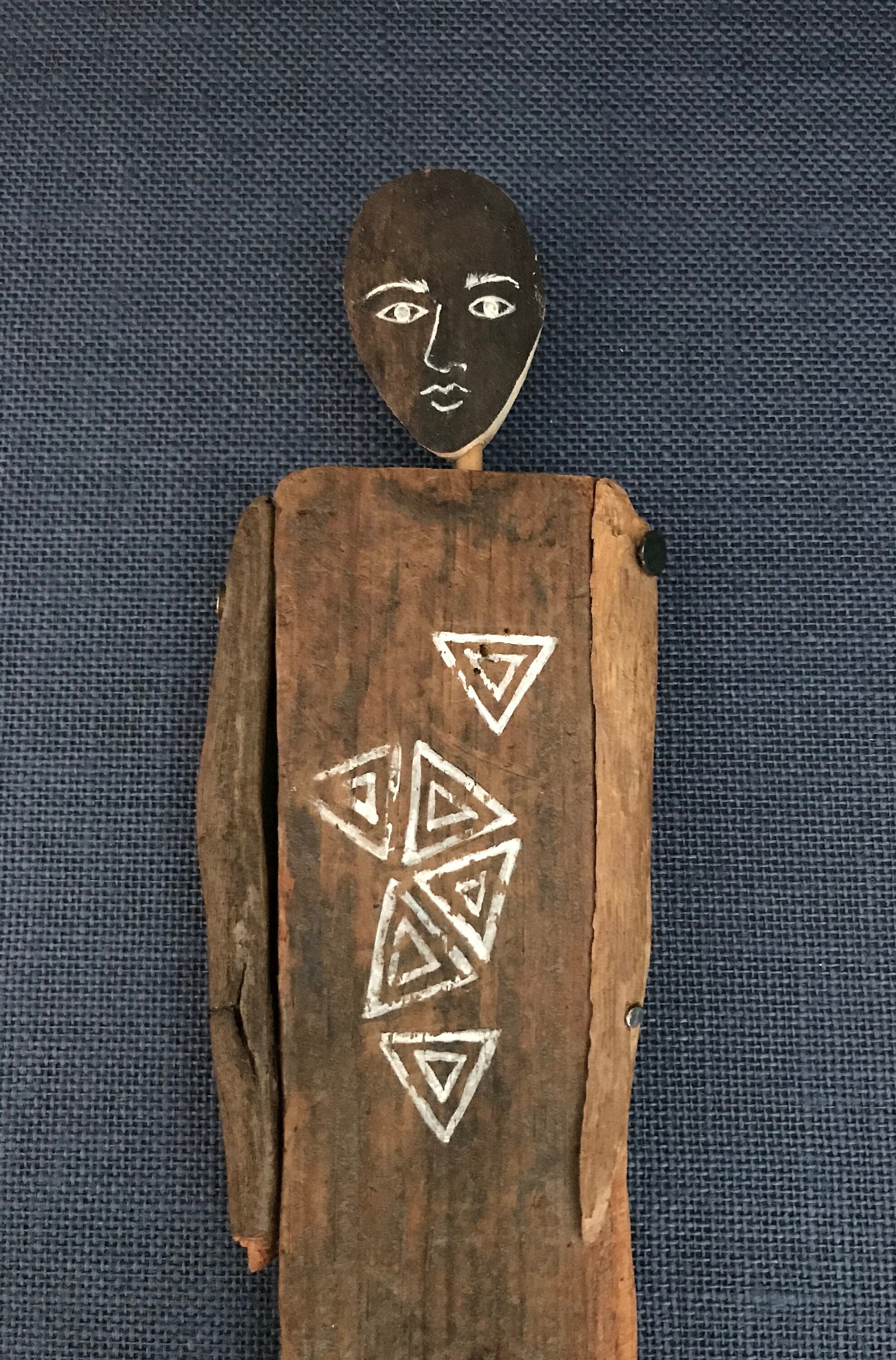 Male Totem for Strength and Unity Carved Painted Hanging - Etsy