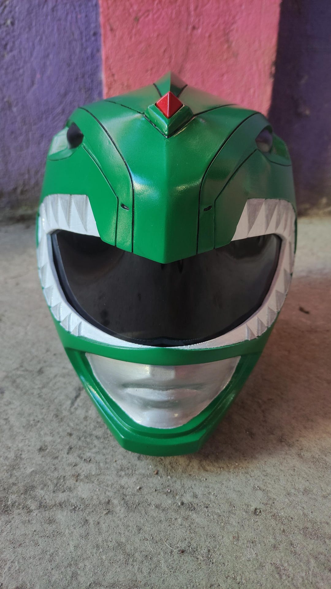 Mighty Morphin Power Rangers Green Ranger Helmet High Quality 3d ...