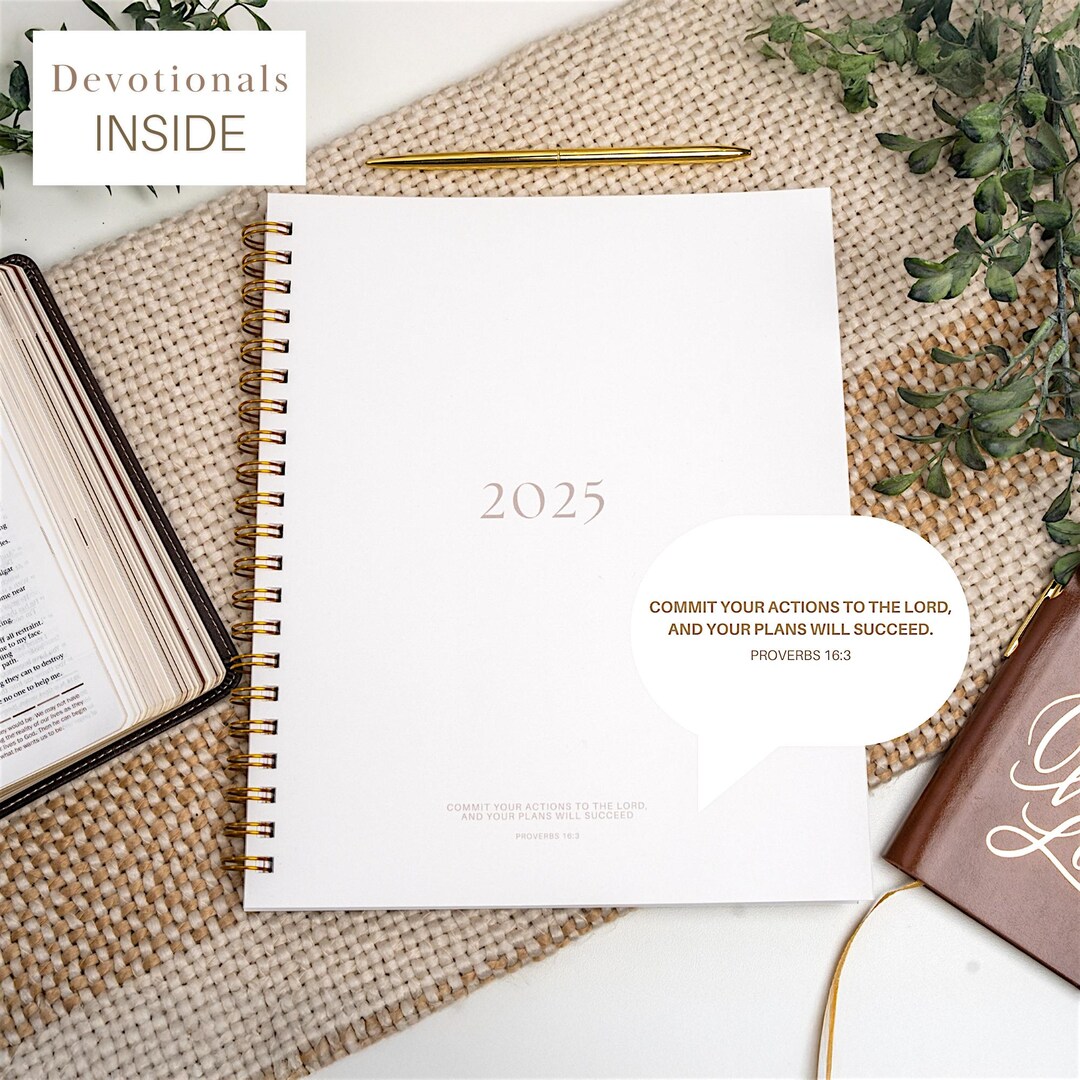 2025 Yearly Grace Planner, the Bible Study University, Daily, Weekly ...