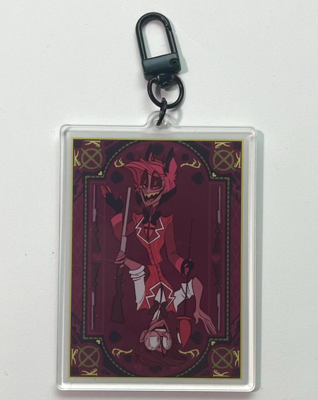 Alastor 3.5" Keychain | Hazbin Hotel | - Etsy