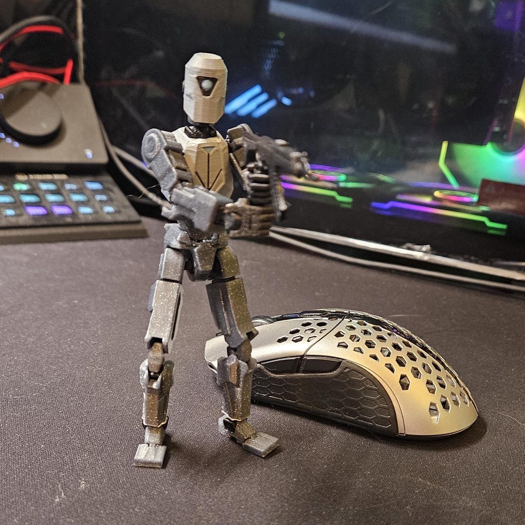 Valorant Training Bot Fully Articulating 3D Printed Dummy 13 Figure ...