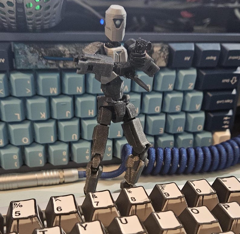 Valorant Training Bot Fully Articulating 3D Printed Dummy 13 Figure ...