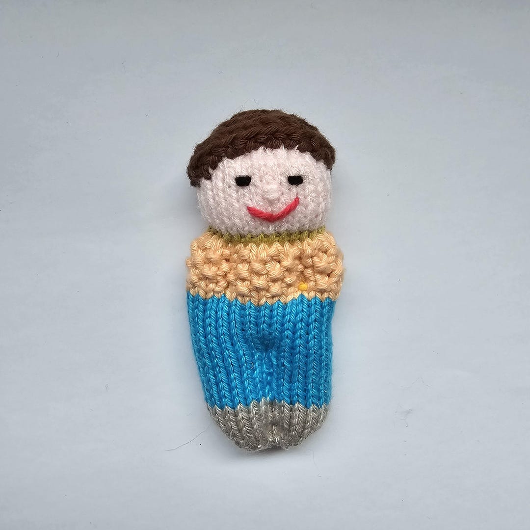 Sammy - Hand Knitted Doll - Etsy