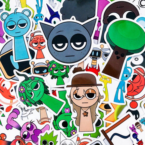 Sprunki Stickers - Etsy UK