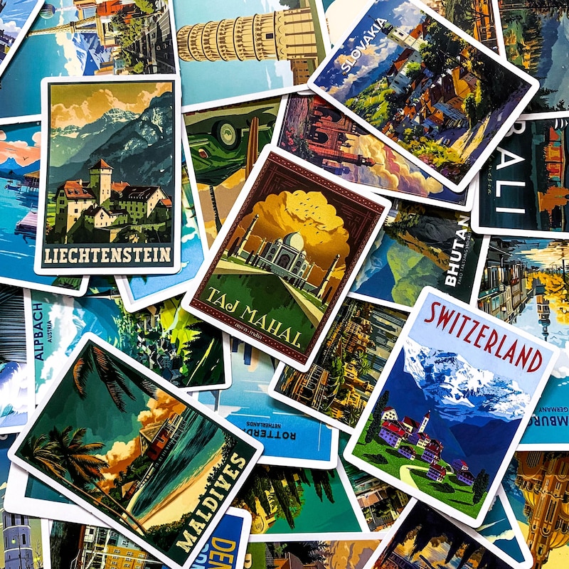 Retro Asian Stickers - Etsy UK