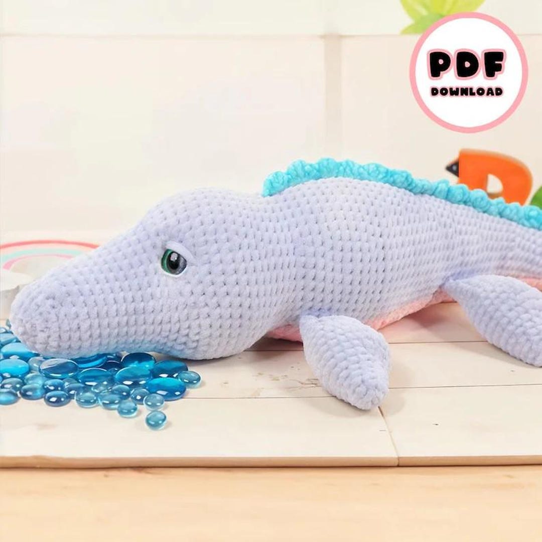 Mosasaurus Crochet Pattern PDF, Create Your Own Prehistoric Sea ...