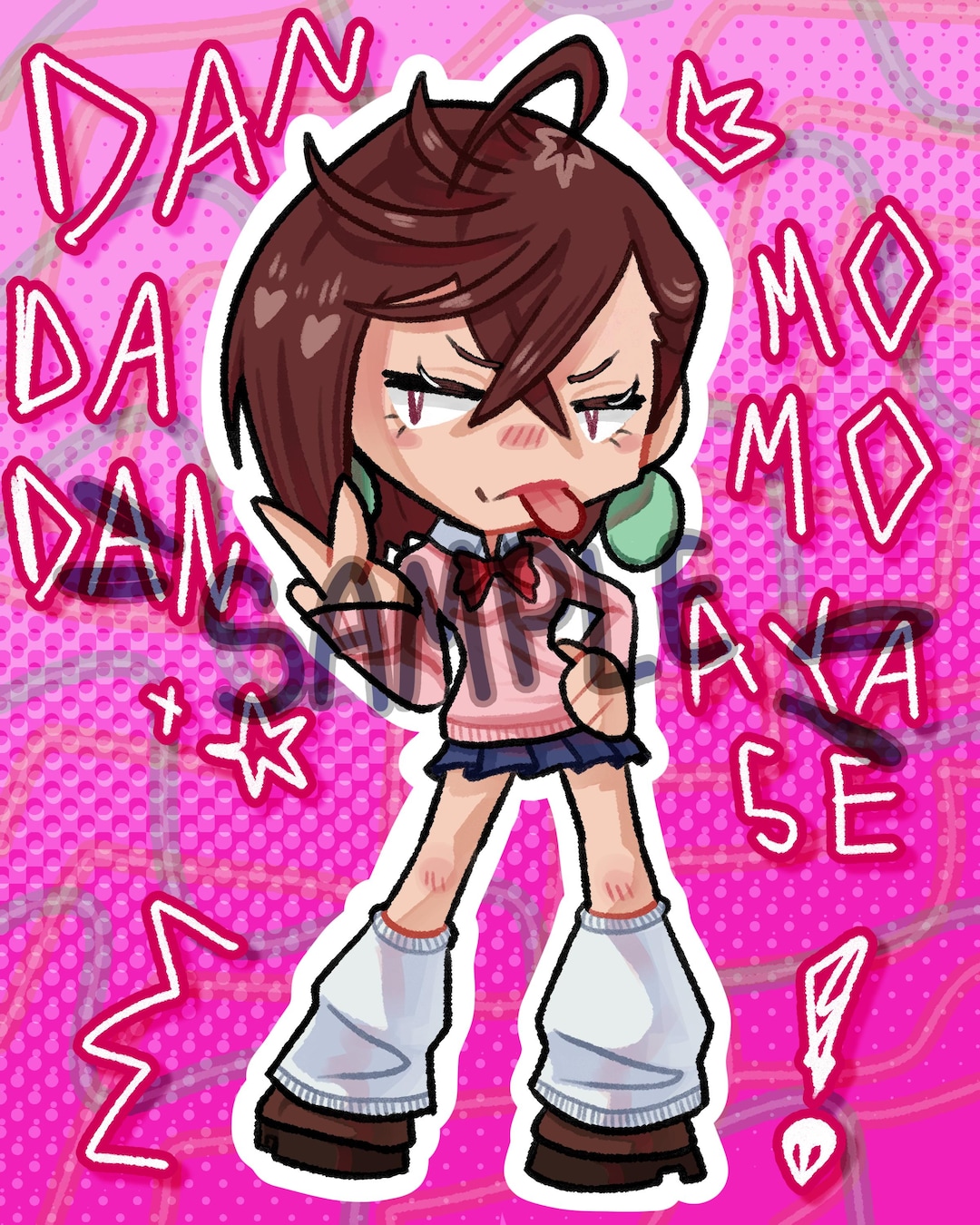 Dandadan Momo Ayase Chibi Anime Art - Etsy