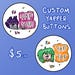 Customizable Pinback 37mm Button Yap Meme - Etsy