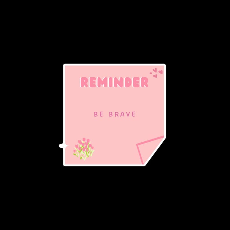 Cheerful Reminder Vinyl Decals - Motivational Stickers for Home, Office ...
