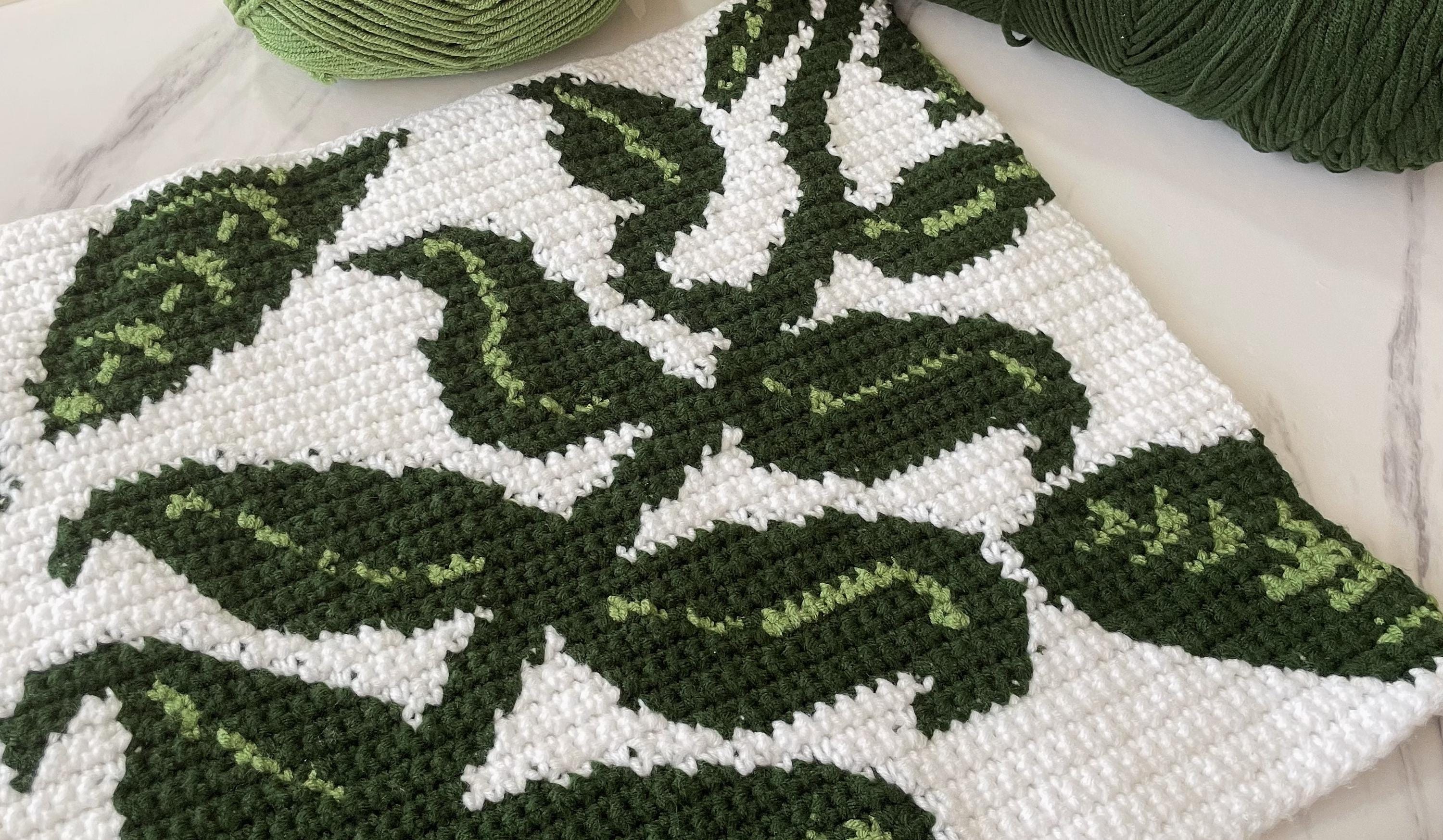 Crochet Pattern | Tapestry Crochet Pattern | Leaf Me Alone Crochet ...
