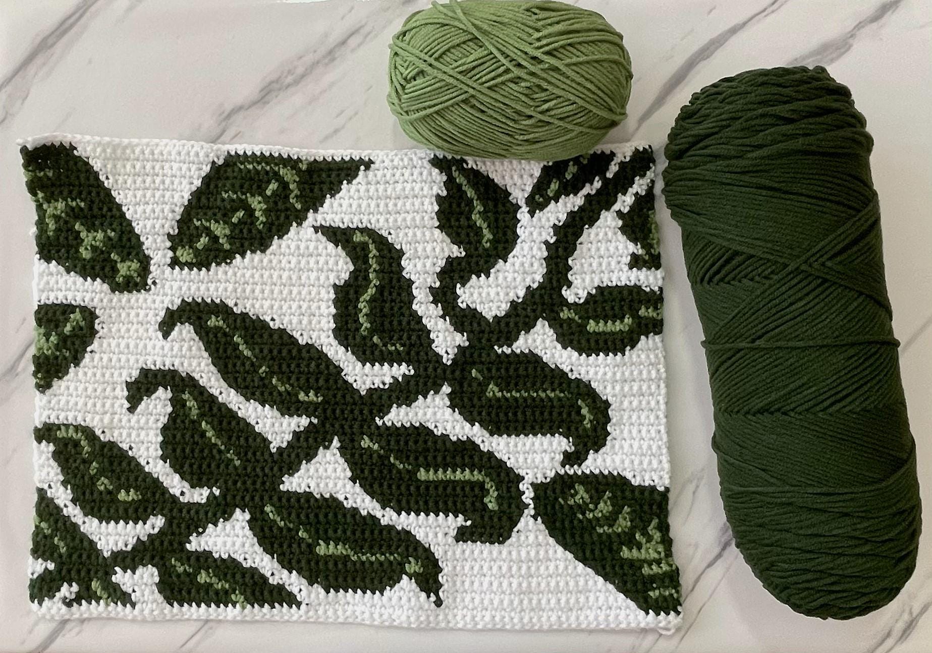 Crochet Pattern | Tapestry Crochet Pattern | Leaf Me Alone Crochet ...