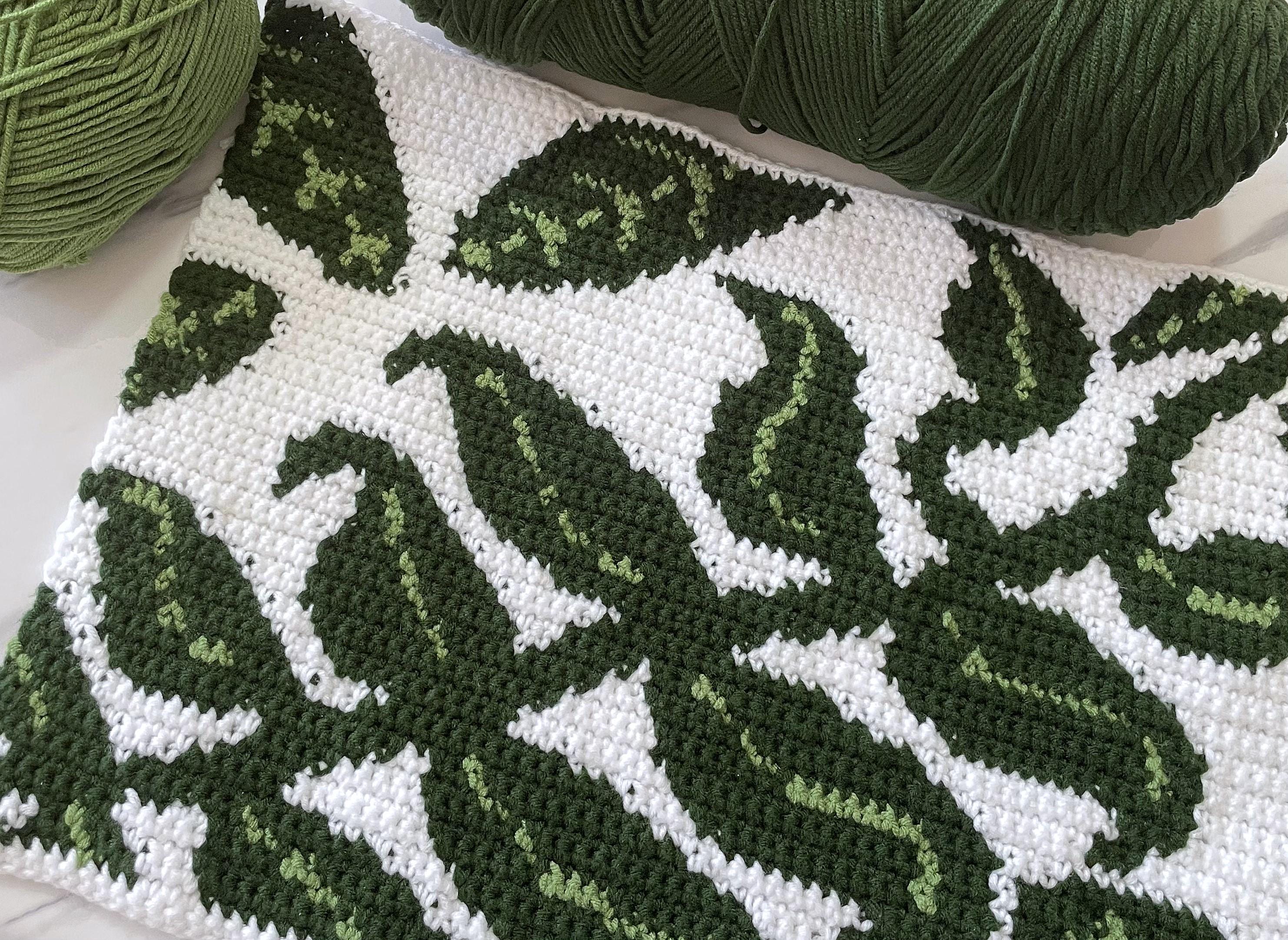 Crochet Pattern | Tapestry Crochet Pattern | Leaf Me Alone Crochet ...