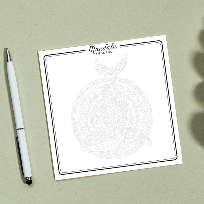 112 Pages Intermediate Coloring & Tracing Animal Mandala Coloring Book ...