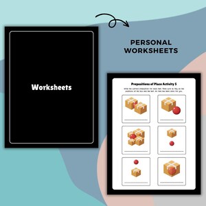 Prepositions of Place Workbook & Flashcards | Kids English Grammar ...