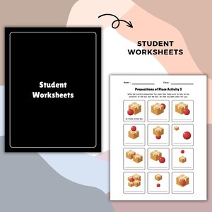 Prepositions of Place Workbook & Flashcards | Kids English Grammar ...