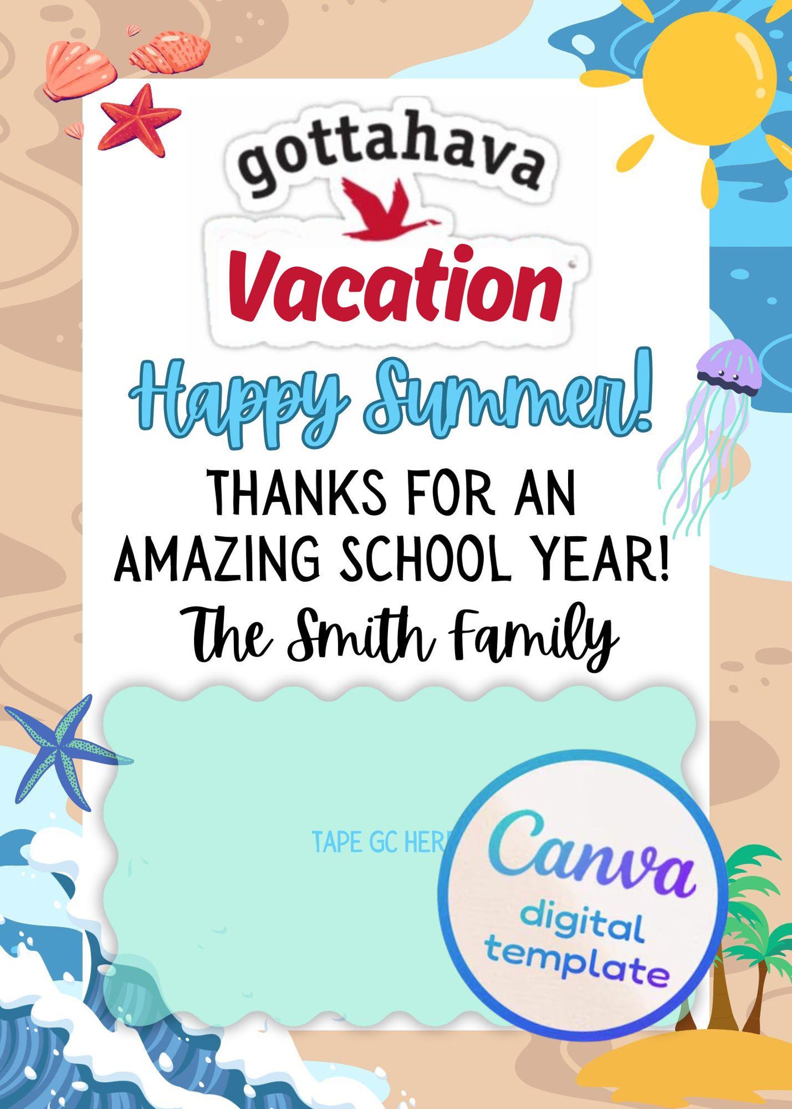 Wawa Teacher Appreciation Gift Card Holder Bundle Editable Text - Etsy