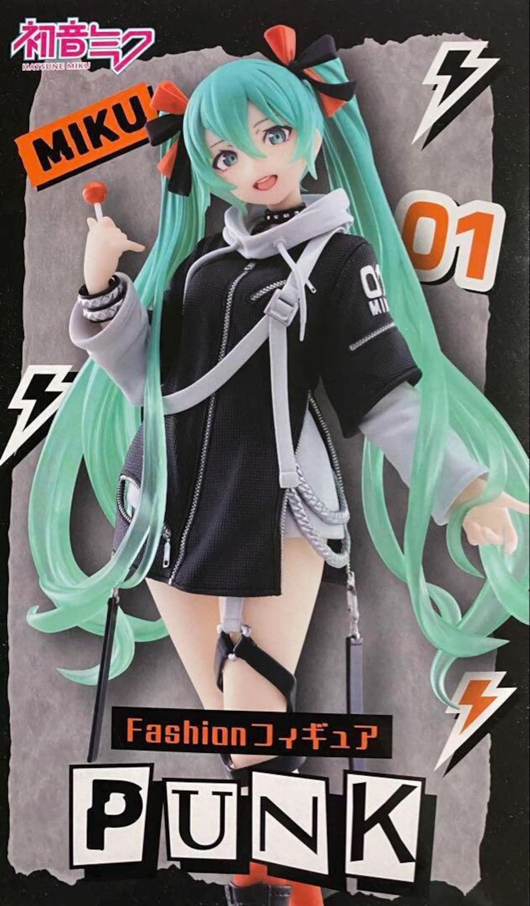 Hatsune Miku Fashion Figure Punk Ver. Vocaloid TAITO From Japan New ...
