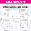 Printable Book Challenge | PDF Digital Download | Reading Log Journal ...
