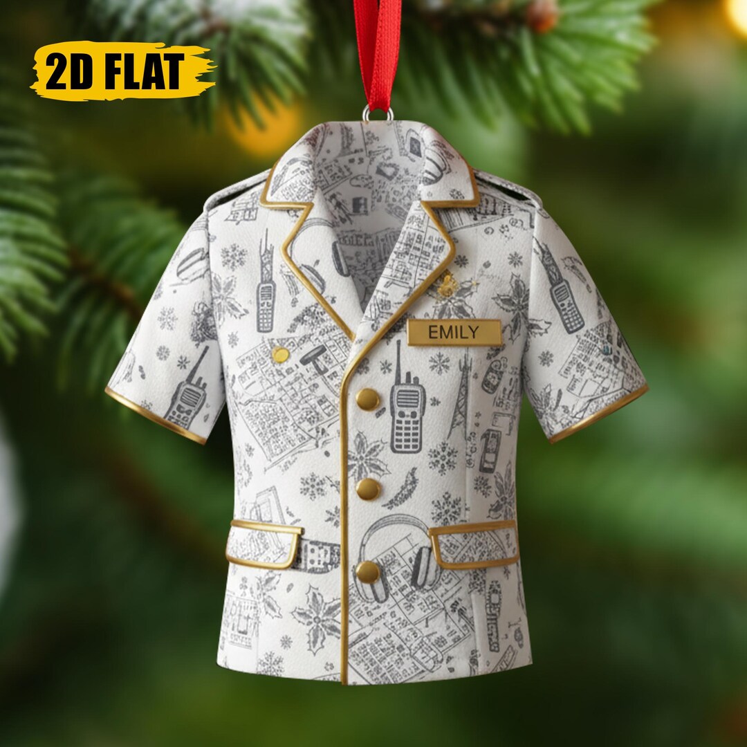 Personalized Dispatcher Ornament – Custom Acrylic 911 Operator ...