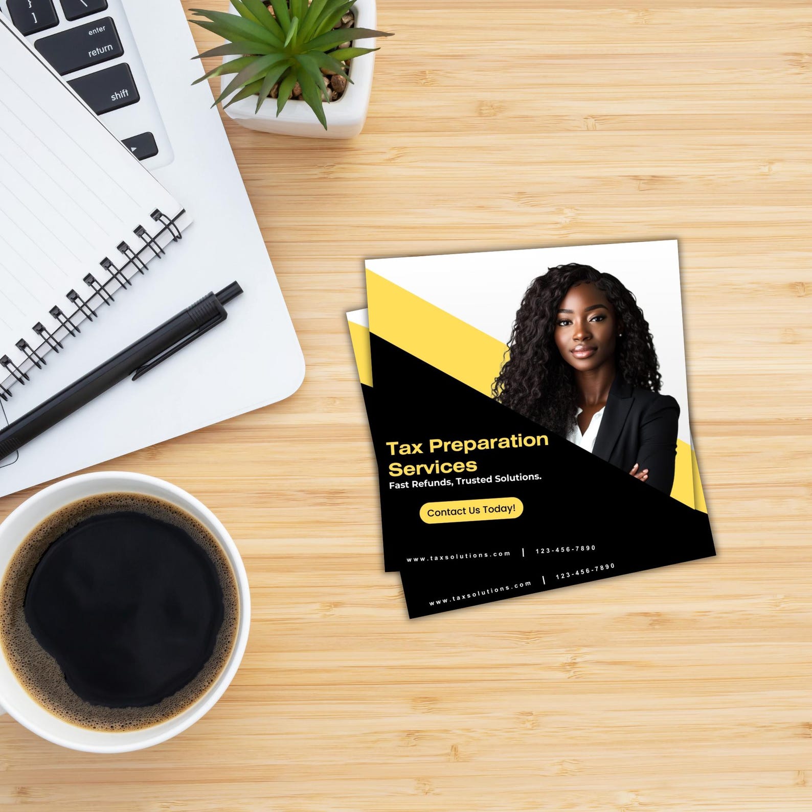 Tax Prep Premade Flyer Template, Tax Season Leaflet, Credit Repair ...