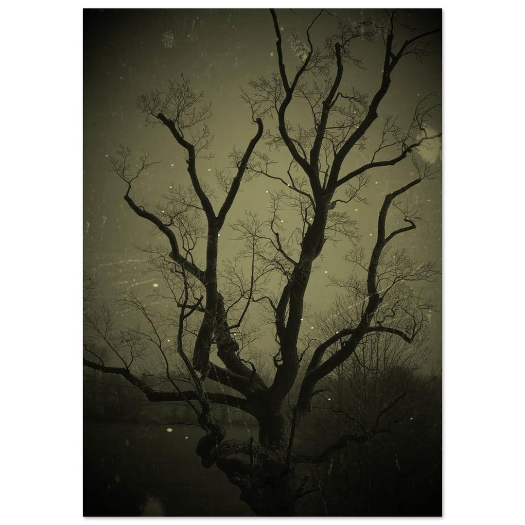 Dark Tree by Susuthefish Fine Art Poster - Etsy