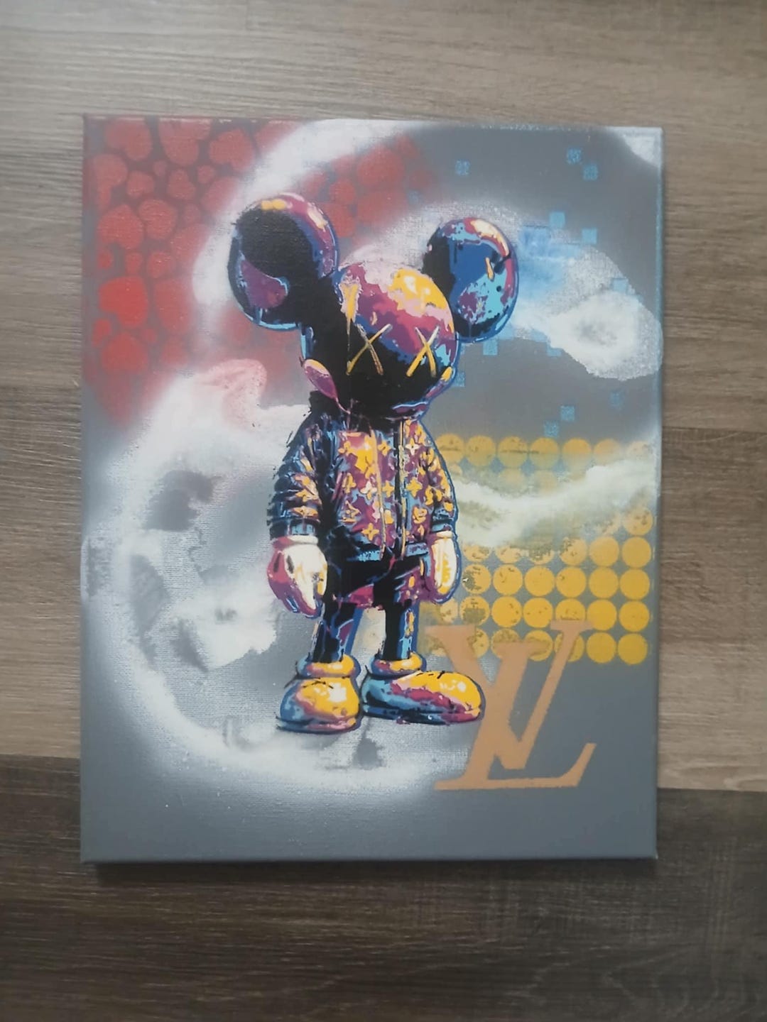 11 X 14 Canvas. Multi Layer Stencil Spray Painting. Graffiti Style ...