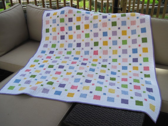 Multi-color Baby Quilt Baby Quilt Nursery Quilt Quilts for - Etsy