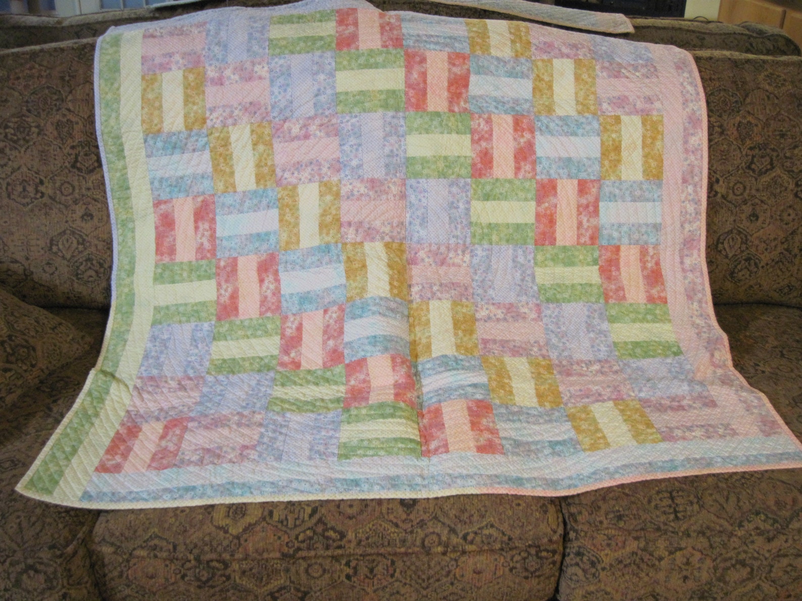 Pastel Quilt, Baby Quilt, Nursery Quilt, Quilts for Sale, Free Shipping ...