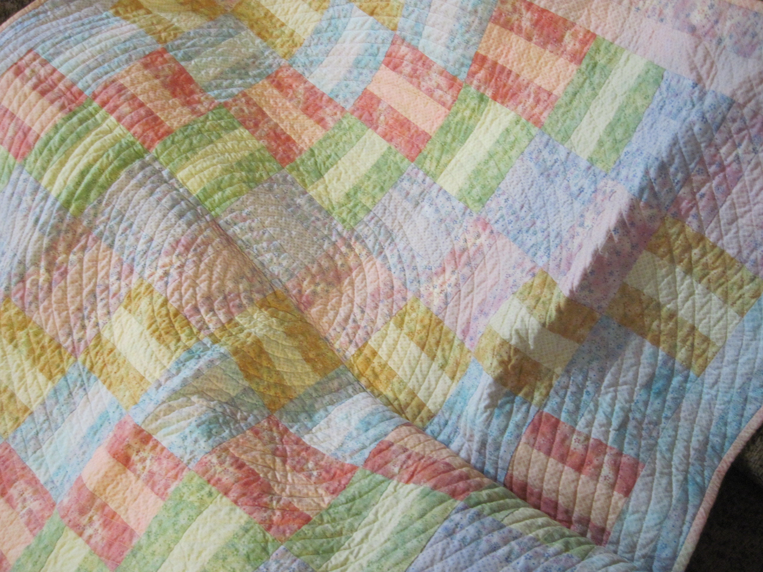 Pastel Quilt, Baby Quilt, Nursery Quilt, Quilts for Sale, Free Shipping ...