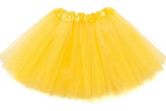 Yellow 4 Layer Girls Tutu Yellow Tutu Yellow Girls Tutu Etsy