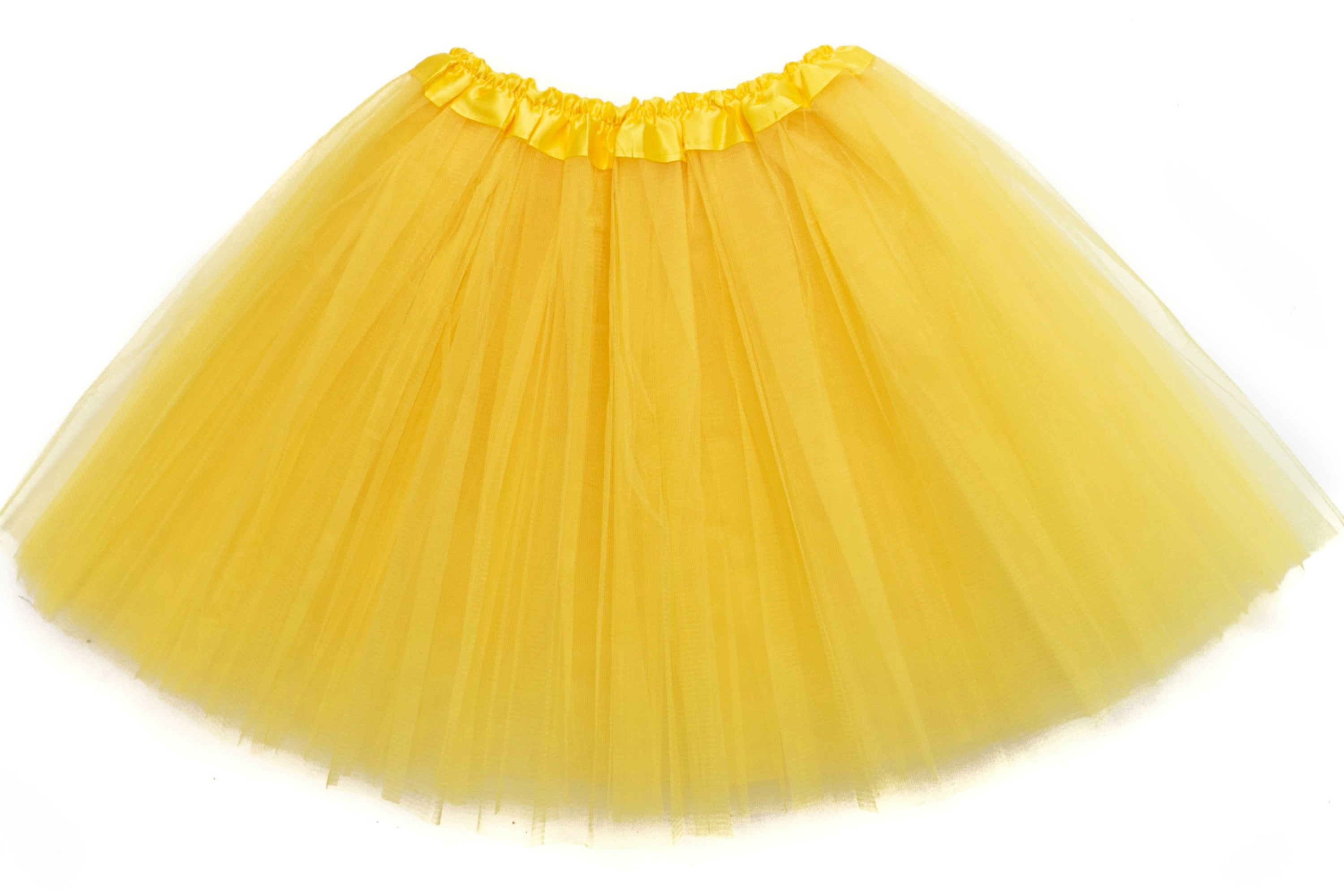Yellow 4-Layer ADULT Tutu tutu skirt for women running tutu | Etsy