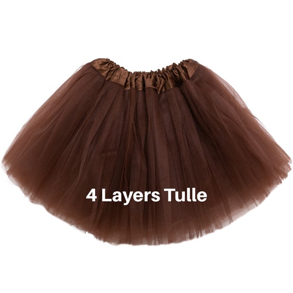 Tutu Brown tutu Tutus for girls tulle skirt dress up - Etsy France