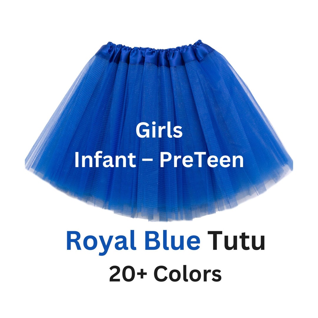 Tutu Royal Blue Tutu Tutus for Girls Tulle Skirt Girls - Etsy