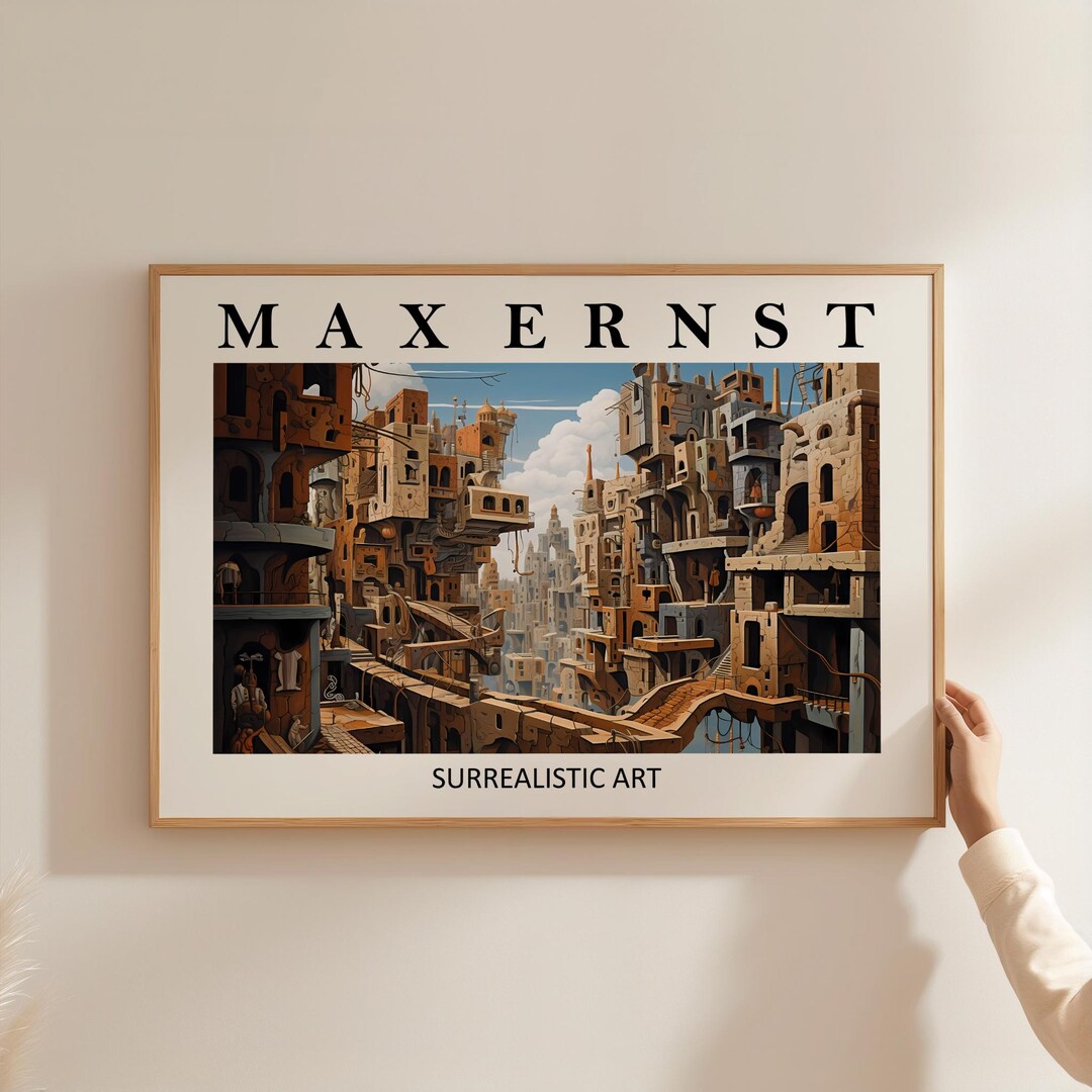 Digital Max Ernst Print Ernst Poster, Surreal Art, Horizontal, Digital ...