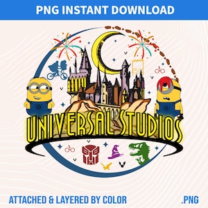 Universal Studio 2025 Png, Family Trip Png, Universal Studios Trip ...
